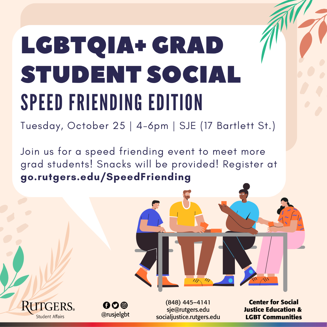 SJE Grad Student Social – Graduate Student Association